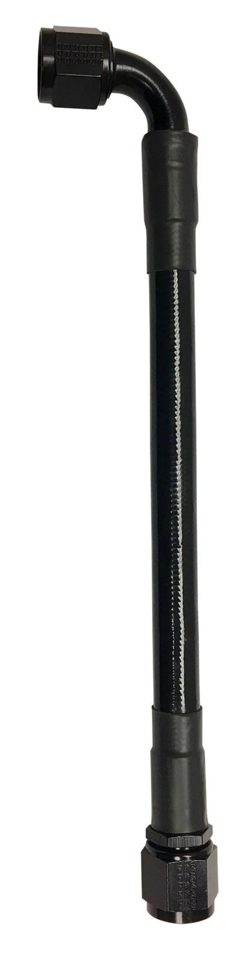 Fragola 6026-1-2-20BL 20 in. -6AN Ext Black PTFE Hose Assembly with ...