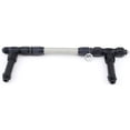 Fragola 9/16-24 Dual Inlet Demon -8AN Fuel Line Kit Black - Walmart.com