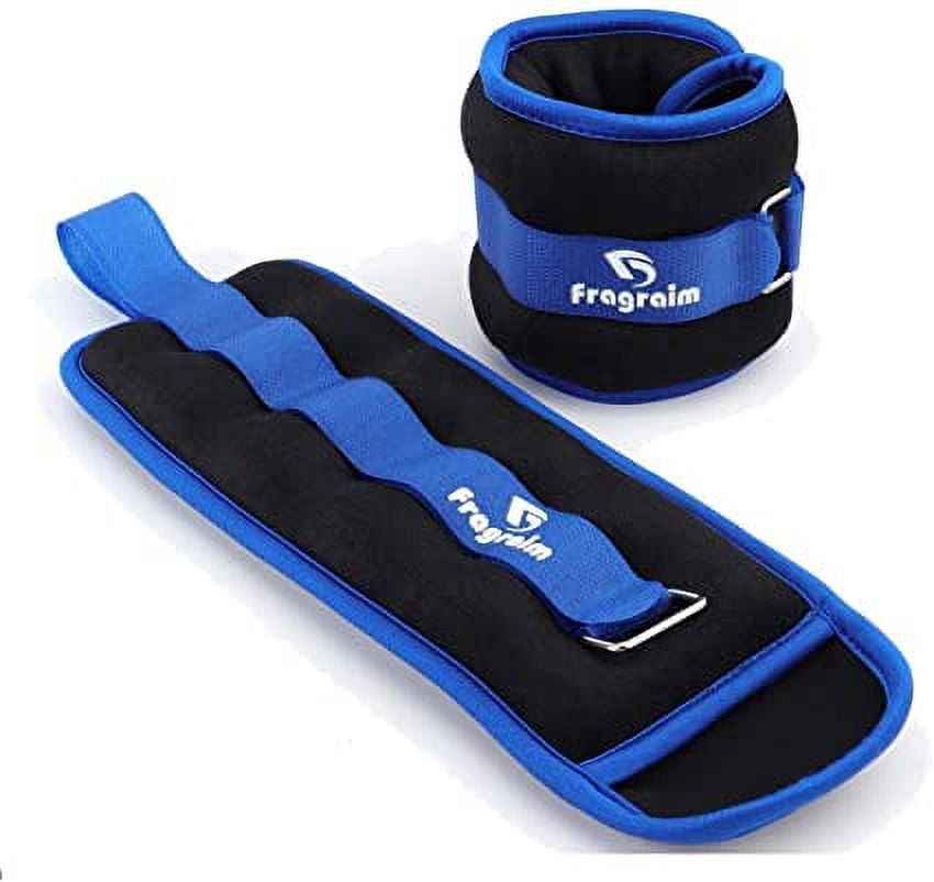 Fragraim 2lb Adjustable Straps Blue Ankle Weight (Pack 2) - Walmart.com