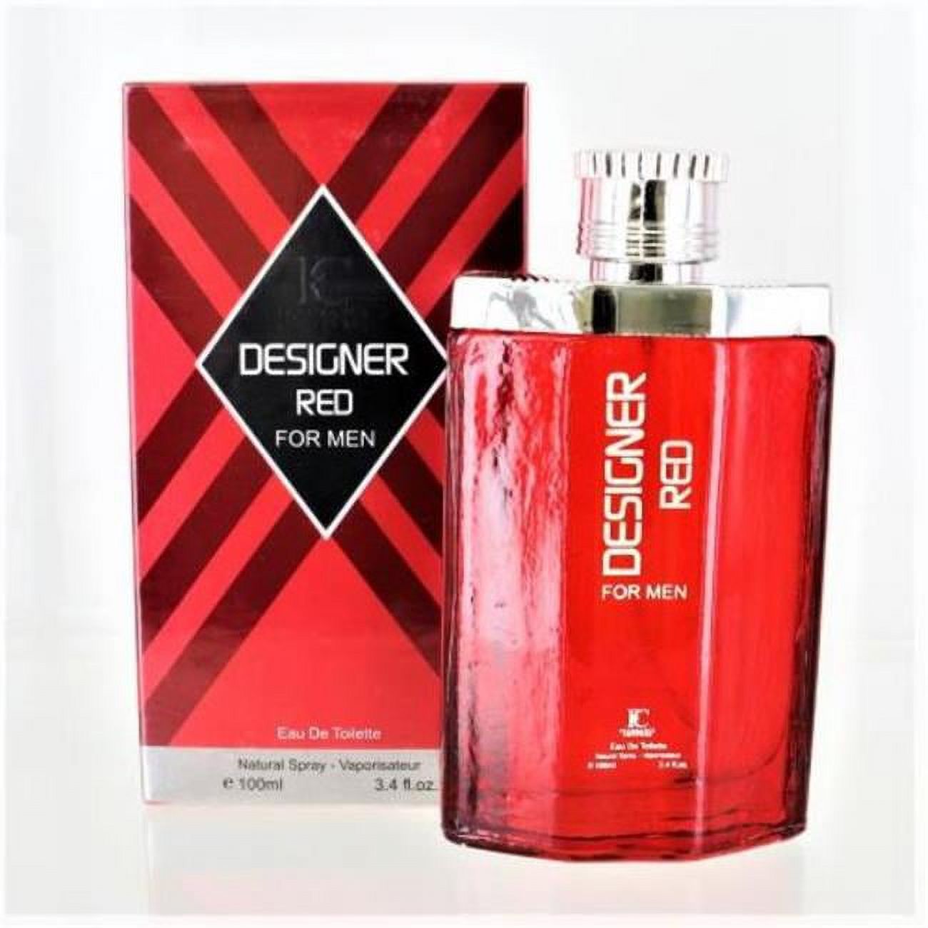 Fragrance Couture ZZMFCDESIGNERRED3.4 3.4 oz Men Designer Red Eau De ...