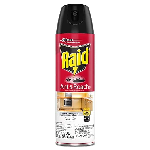 Fragrance Free Ant & Roach Killer, 17.5 oz Aerosol Can, 12/Carton [ESS ...