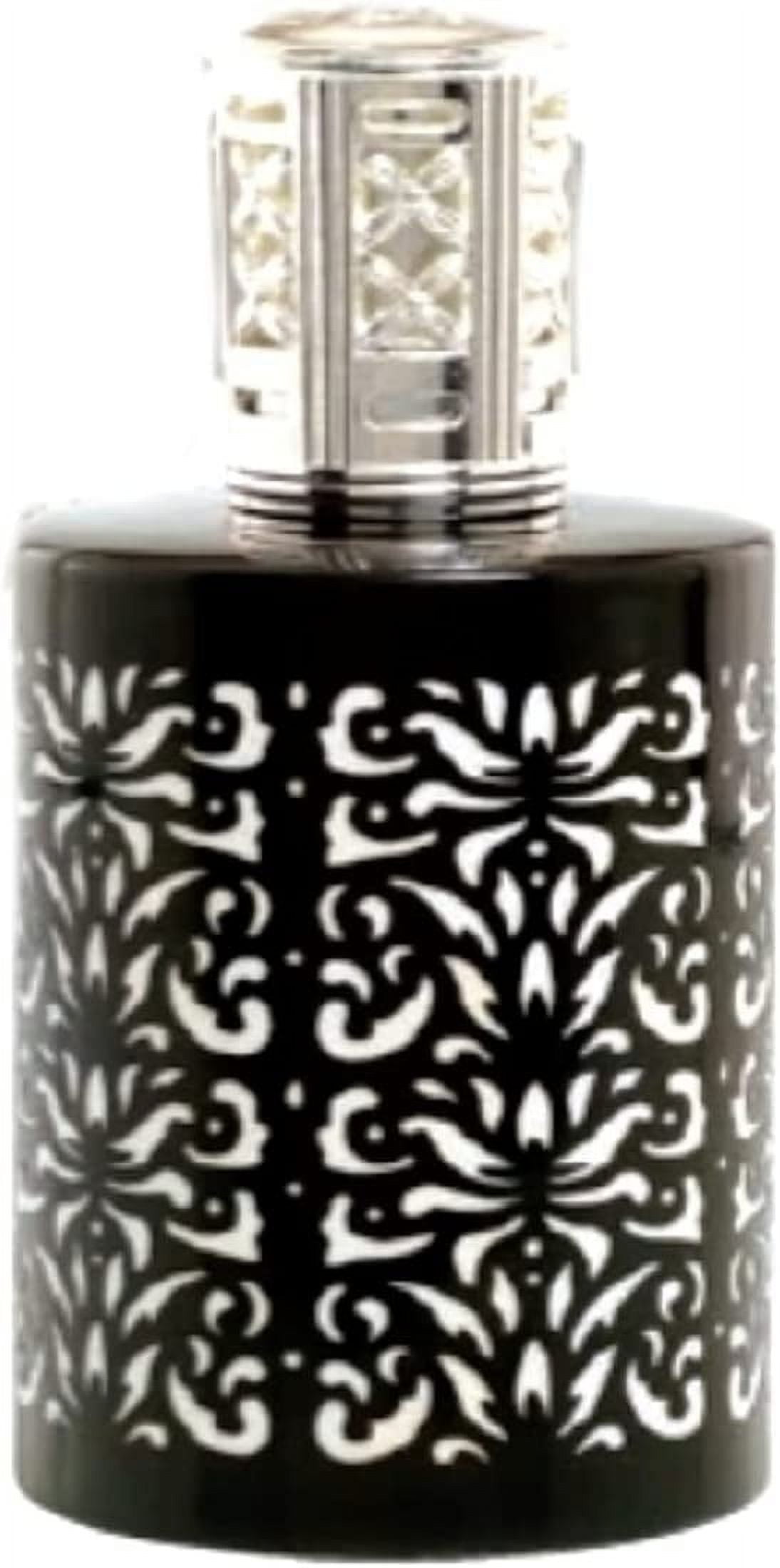 Fragrance Lamp - White Lotus - White with Black Overlay, Includes ...