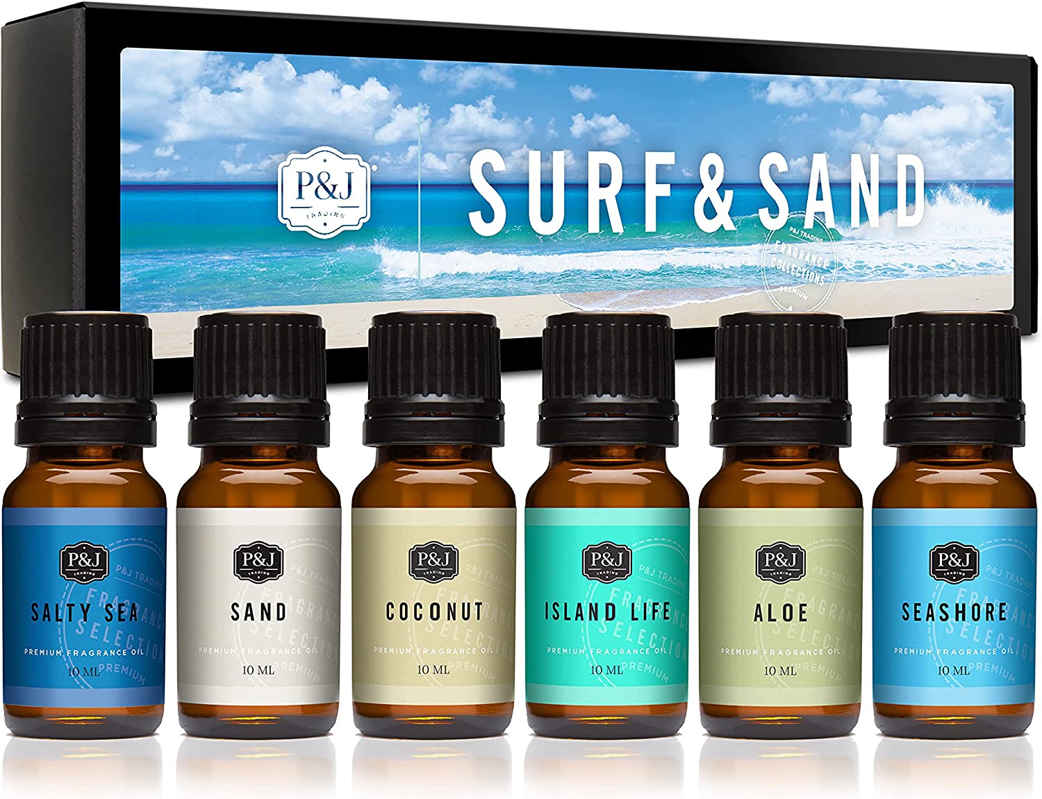 Fragrance Oil Surf & Sand Set | Salty Sea, Sand, Coconut, Island Life ...