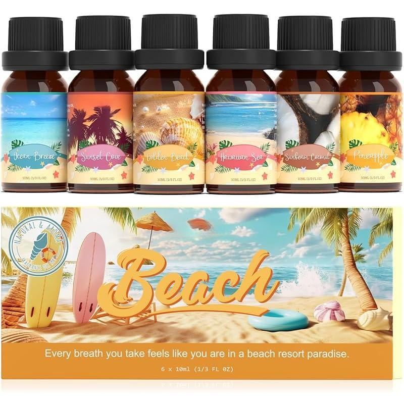 Fragrance Oils Hotel Set-Santal, Luxury Night, White Tea & Thyme ...