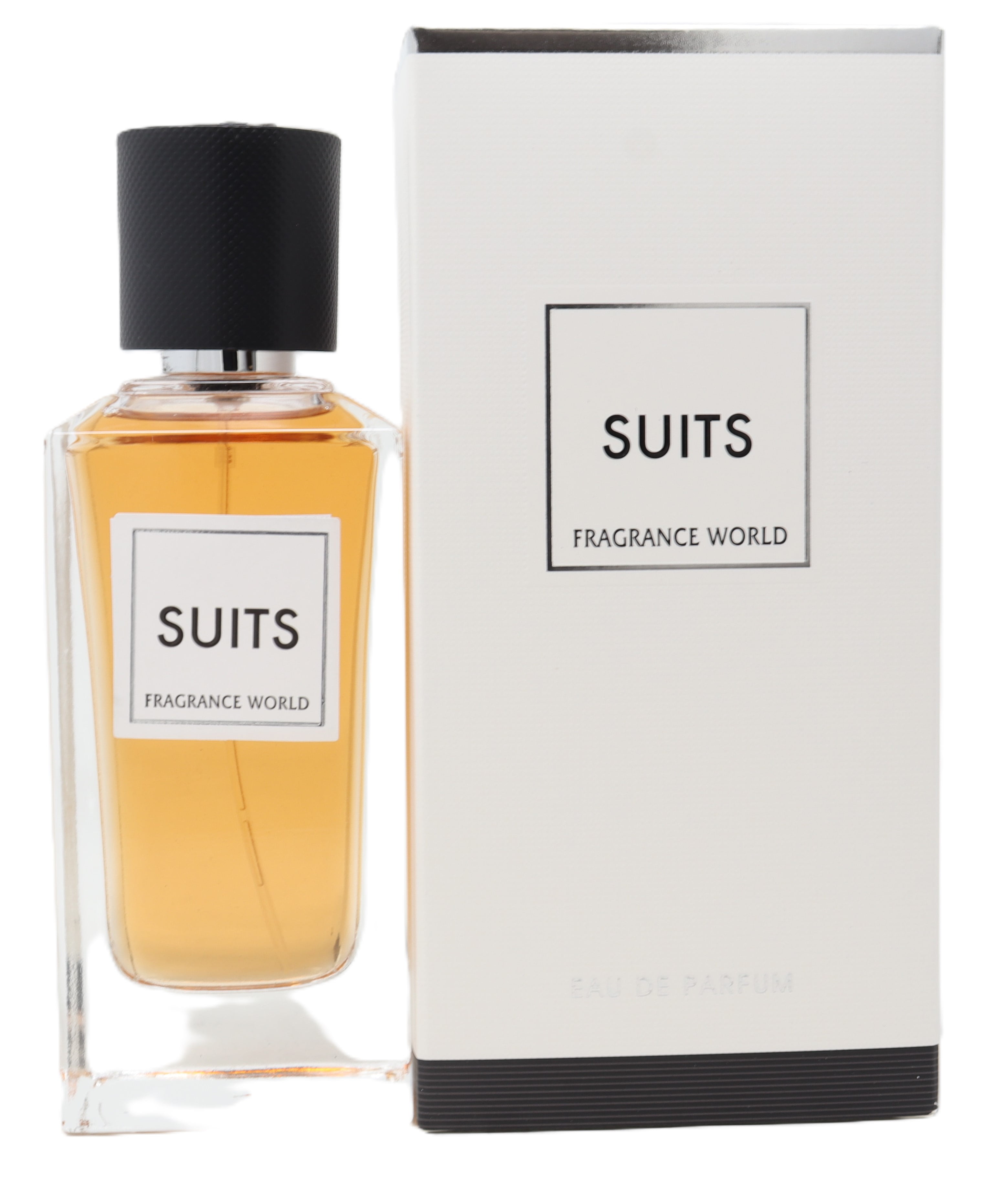 Fragrance World Suits EDP Spray, 3.4oz Unisex Fragrances with Amber ...