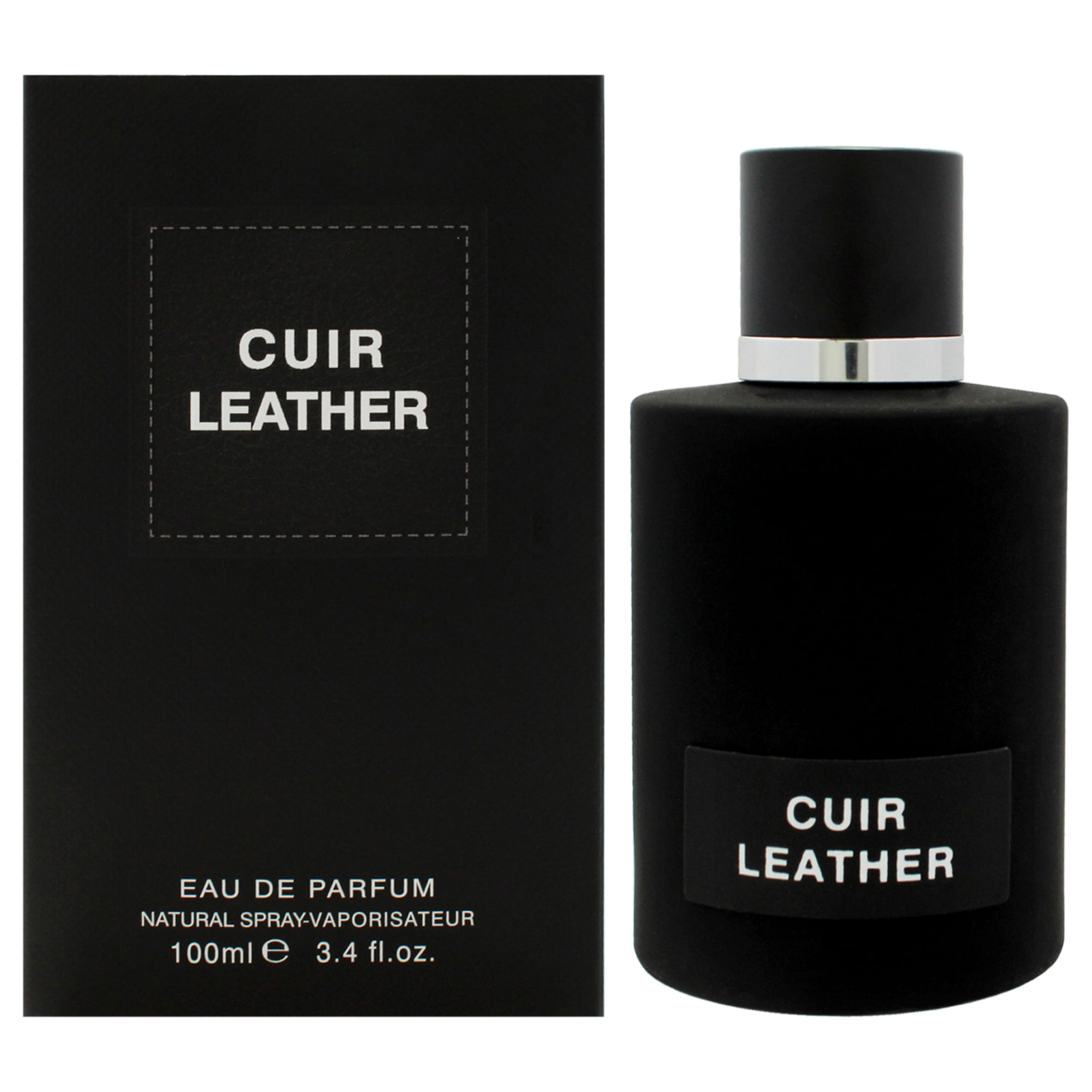 Fragrance World Cuir Leather , 3.4 oz EDP Spray - Walmart.com