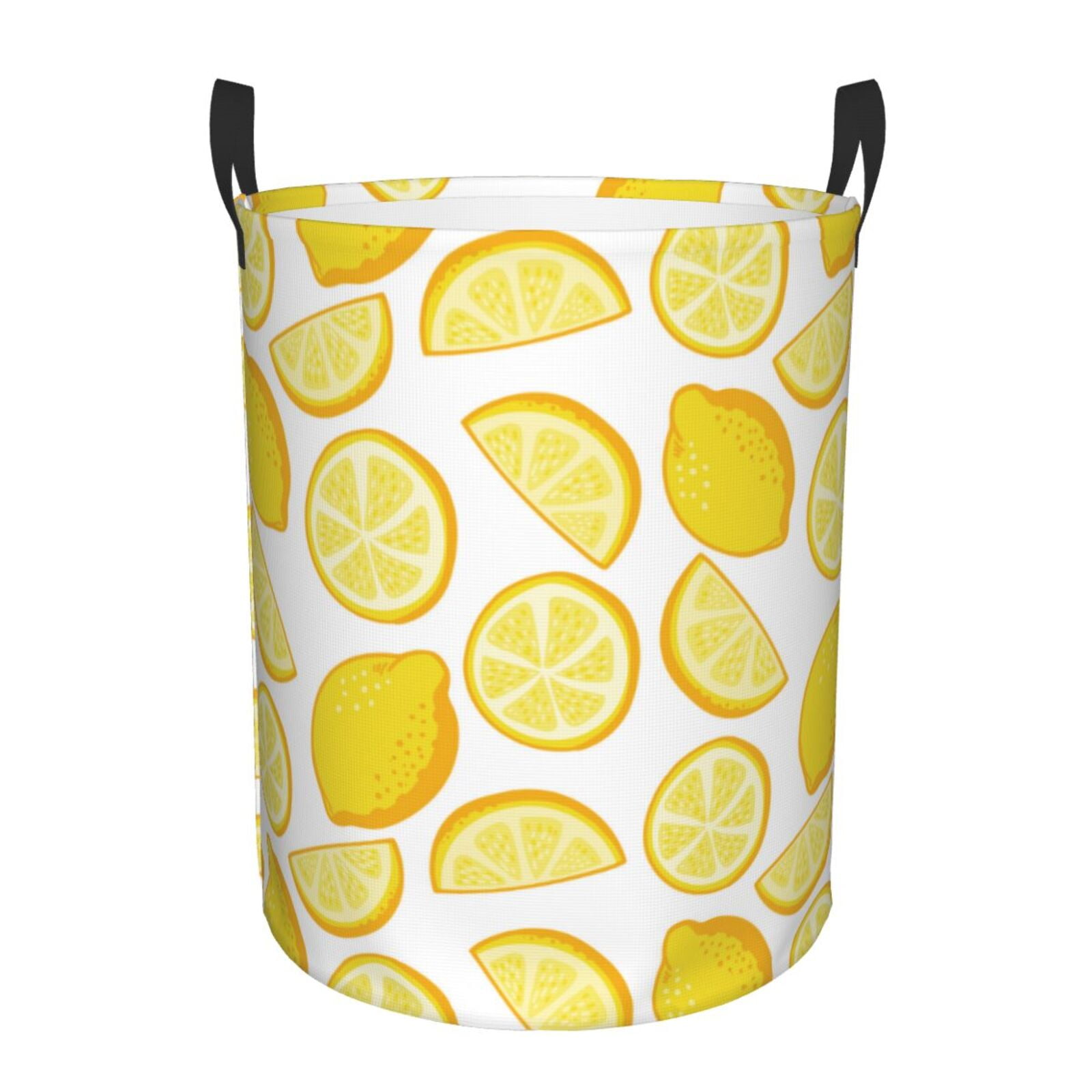 Fragrant Lemon Yellow Laundry Basket, Laundry Hamper Waterproof Laundry ...