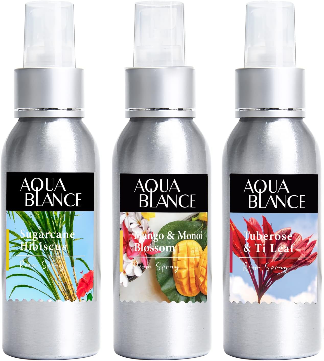 Fragrant Room Spray, Hawaiian Luau, 3 x 3.4 fl oz, Air Fresheners Odor ...