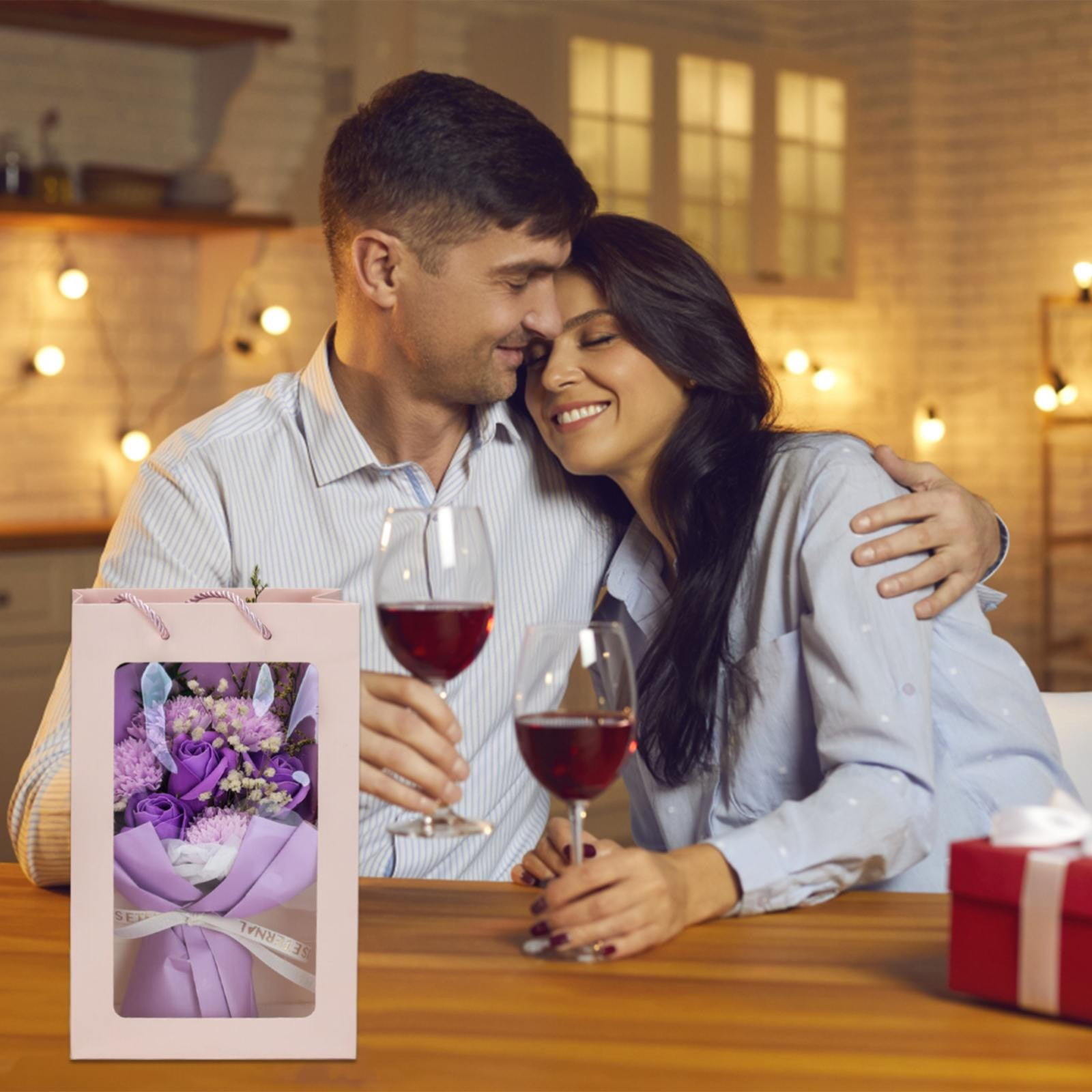 Fragrant Soap Rose Box Verdsylv Soap Rose Bouquet Gift Box - Artificial ...