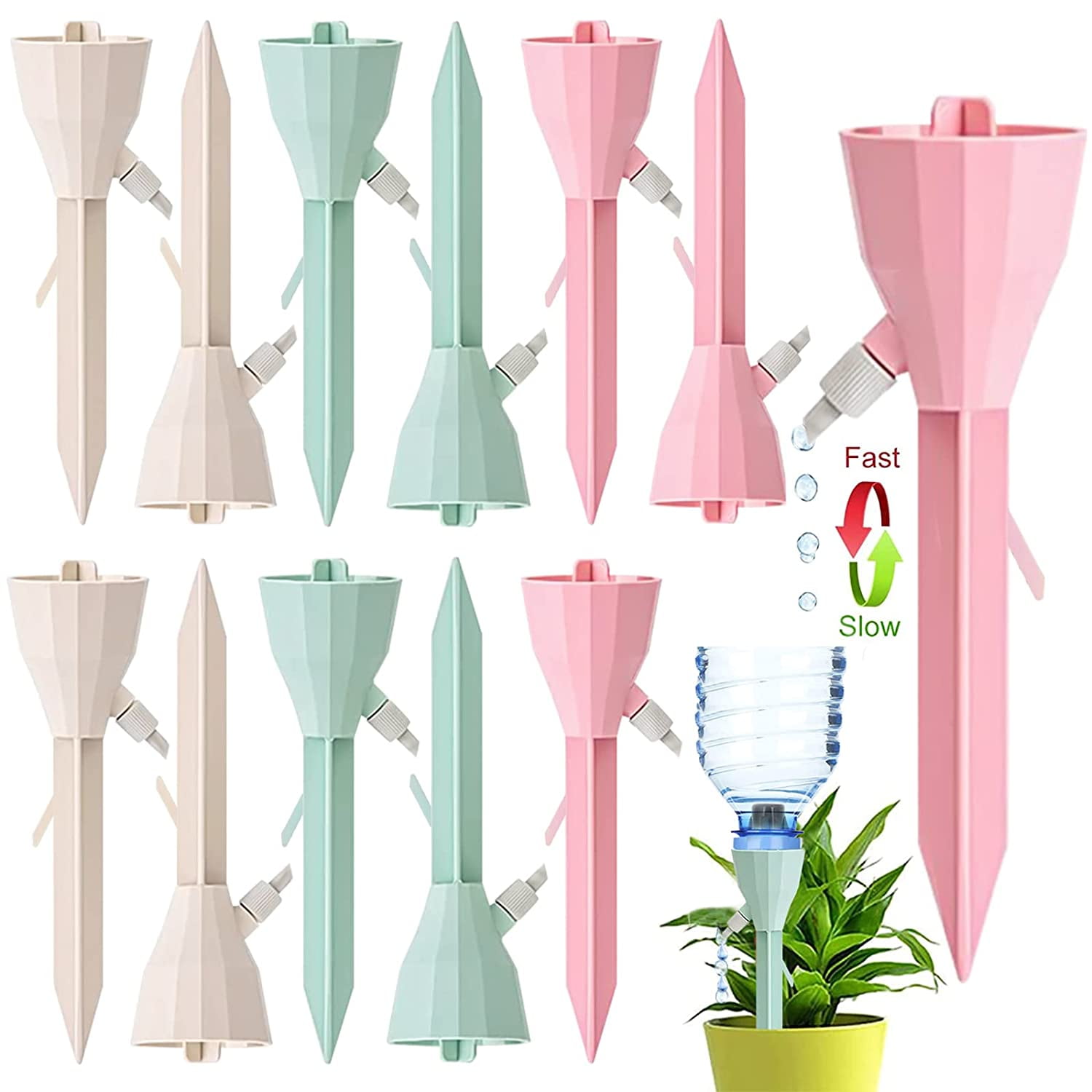 Slow Drip Watering System Fraigo Drip Irrigation Kit, 12 Automatic