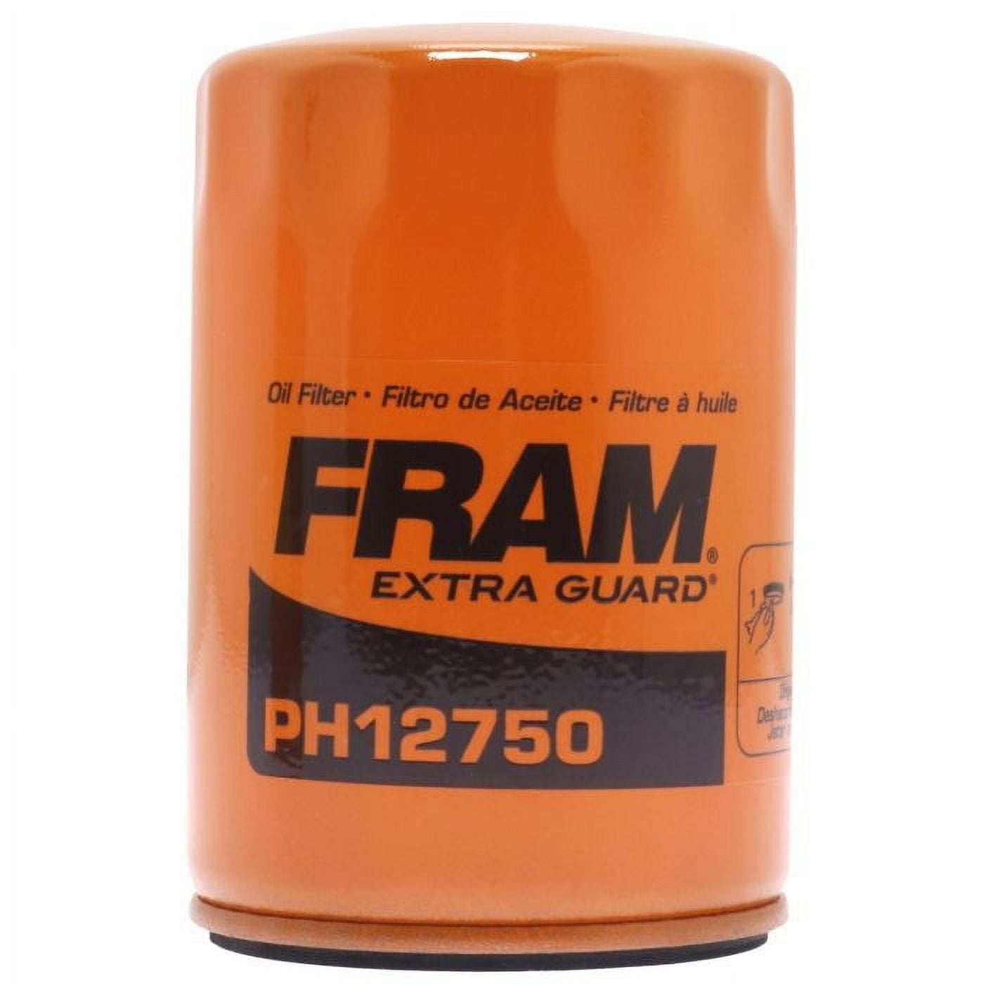 Fram Engine Oil Filter P/N:Ph12750 Fits select: 2020 CHEVROLET TRAVERSE ...