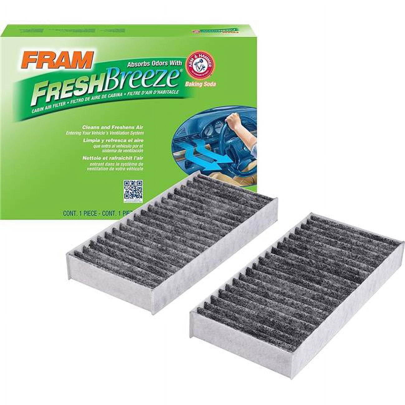 Fram F24-CF11777 Fresh-Breeze Cabin, Air Filter - Walmart.com
