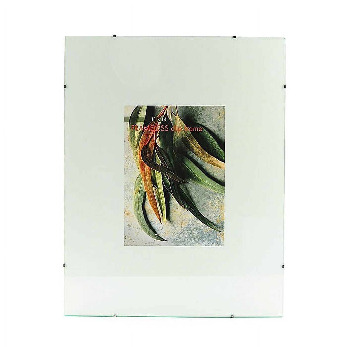 Framatic Frameless Clip Frames 11 In. X 14 In. (C1114B) - Walmart.com