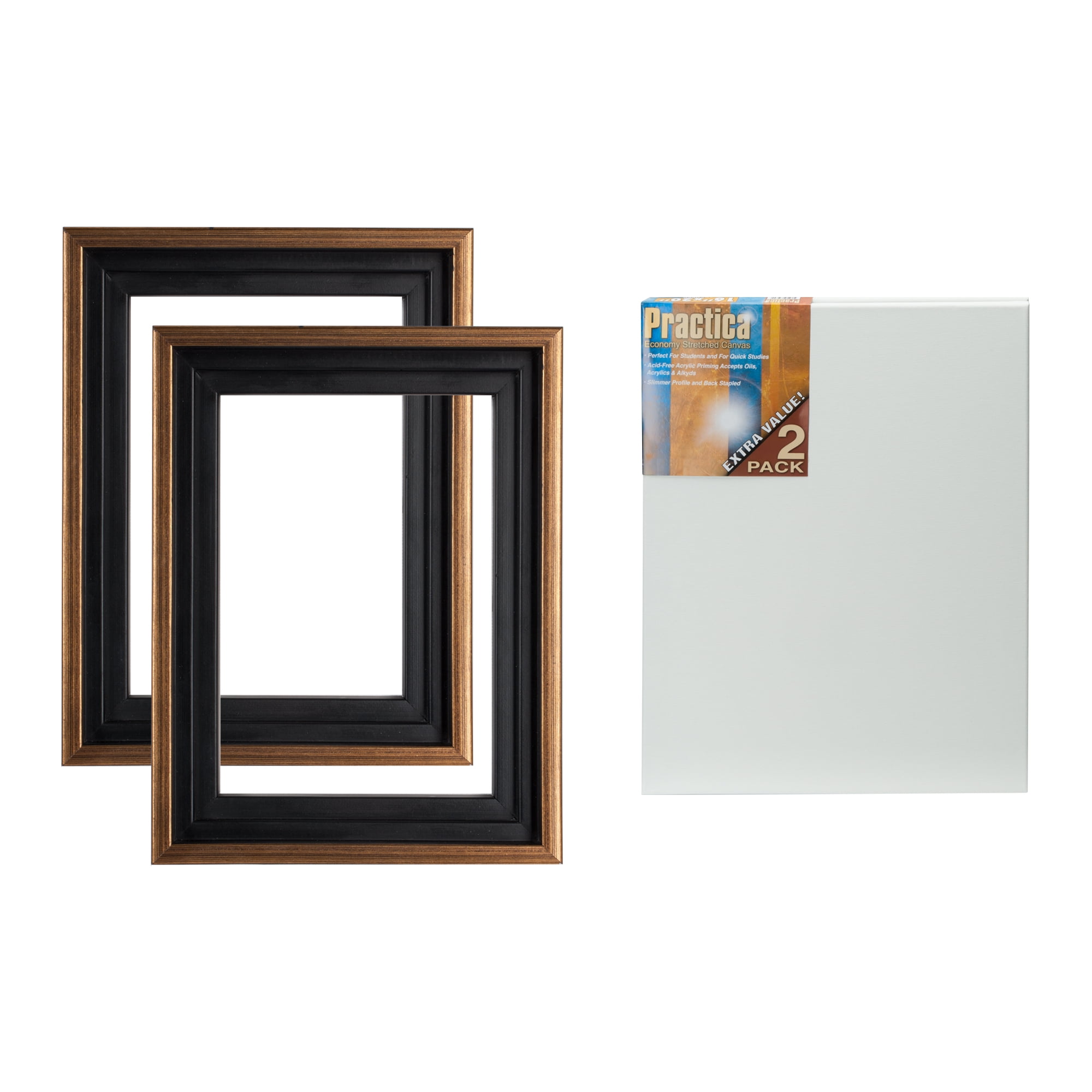 Frame and Canvas Value Set Canvas Frame and Stretched Canvas Bundle 4 ...