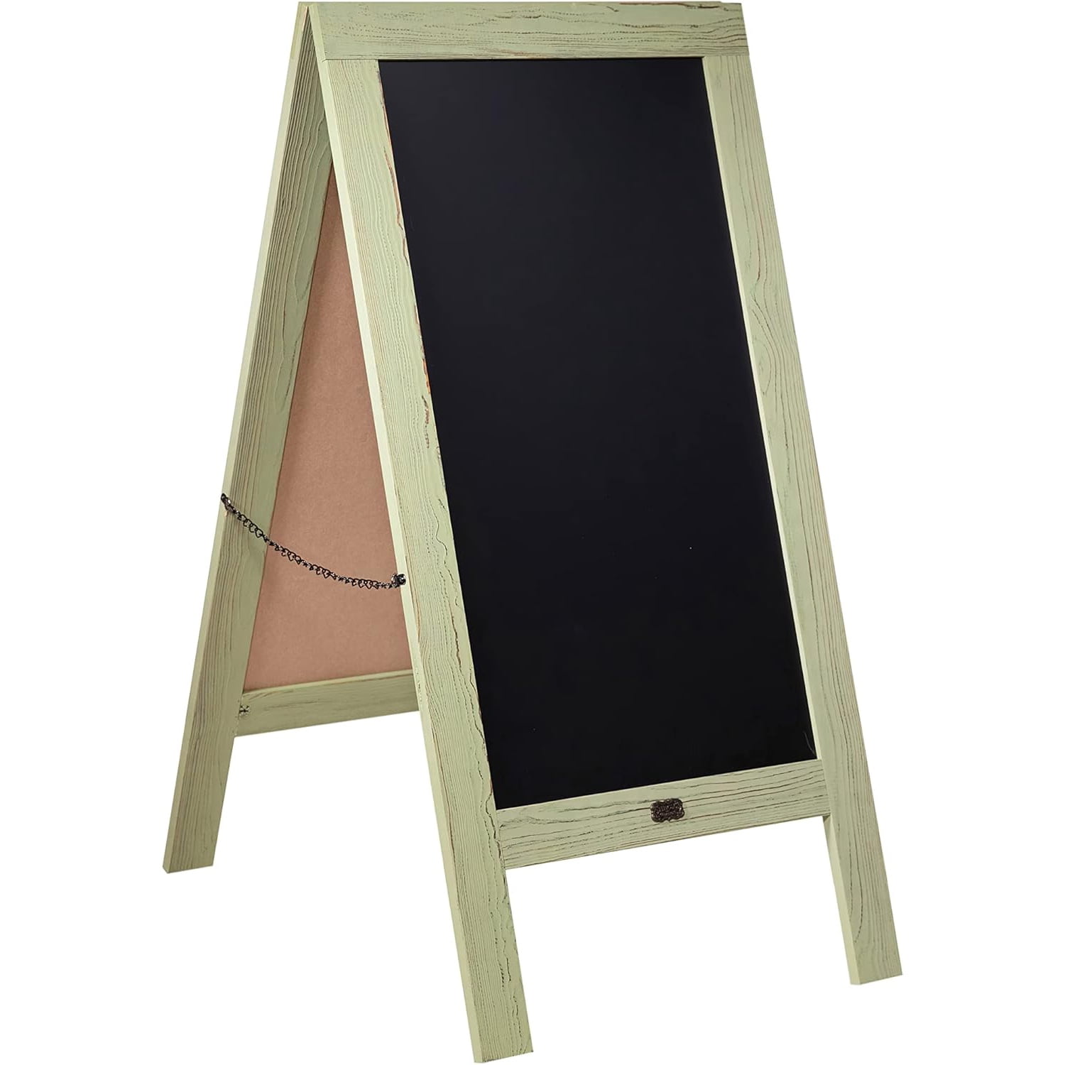 A Frame Chalkboard by : 40x20 Solid Wood A-Frame Sign Cottage Green ...