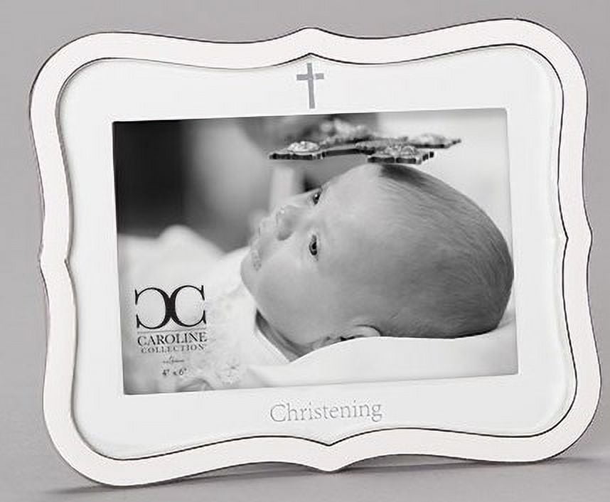Frame-Christening-White (Holds 4 X 6 Photo) - Walmart.com