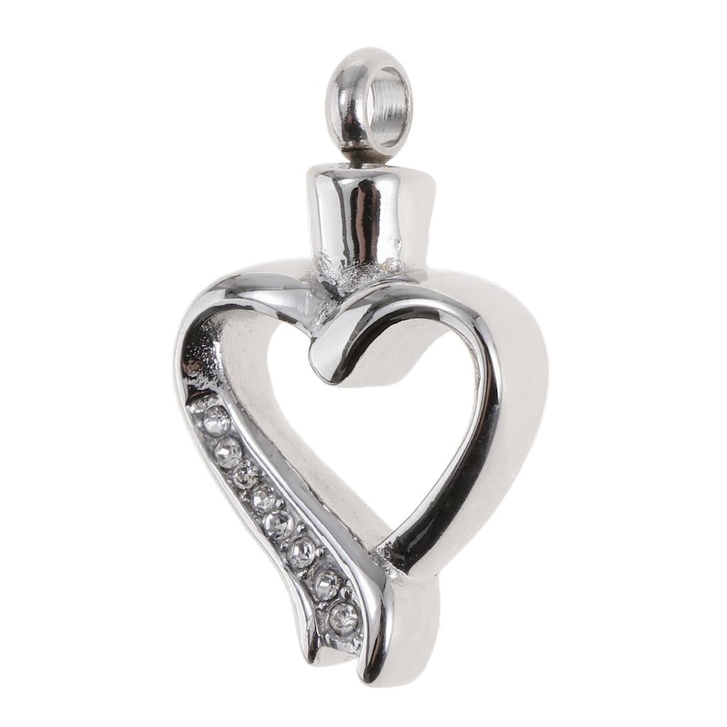 Frame Clear Rhinestone Stainless Steel Urn Cremation Ash Holder ...