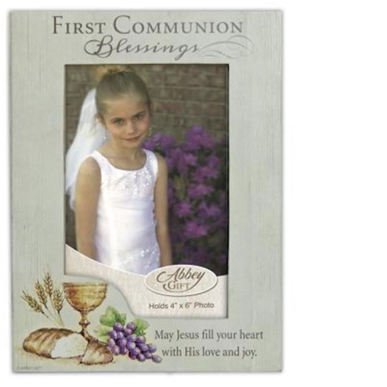 Frame-First Communion Blessings/May Jesus Fill Your Heart (Holds 4 X 6 ...