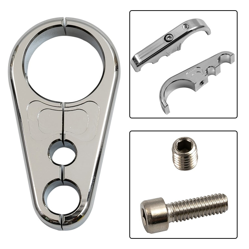Frame Handlebar Clutch Cable Brake Line Clamp Clip for Harley Road King ...