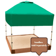 Frame It All 48in. x 48in. x 37in. Telescoping Square Sandbox Canopy ...