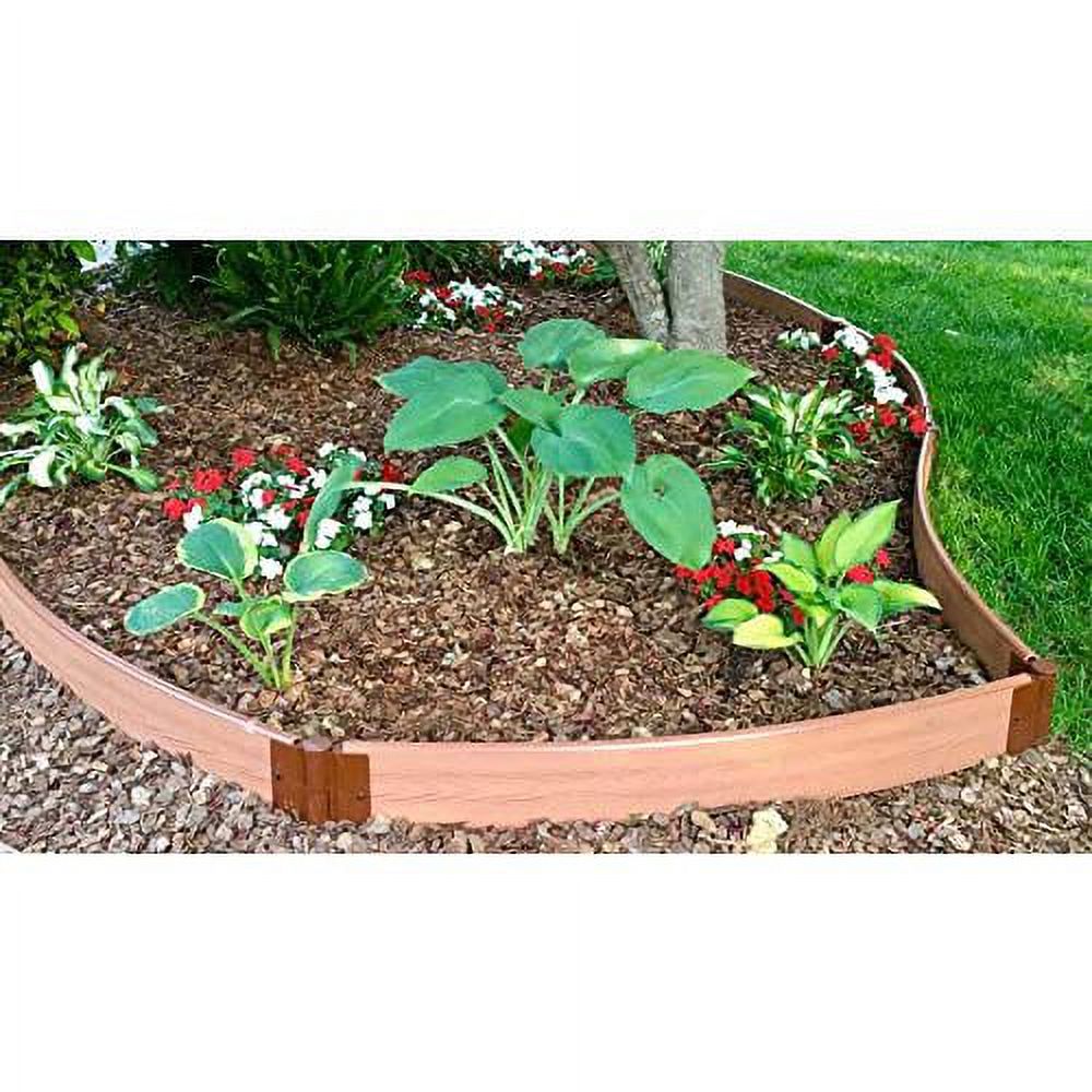 "Frame It All Classic Sienna Curved Garden Lawn Edging Kit, 32' - 1 ...