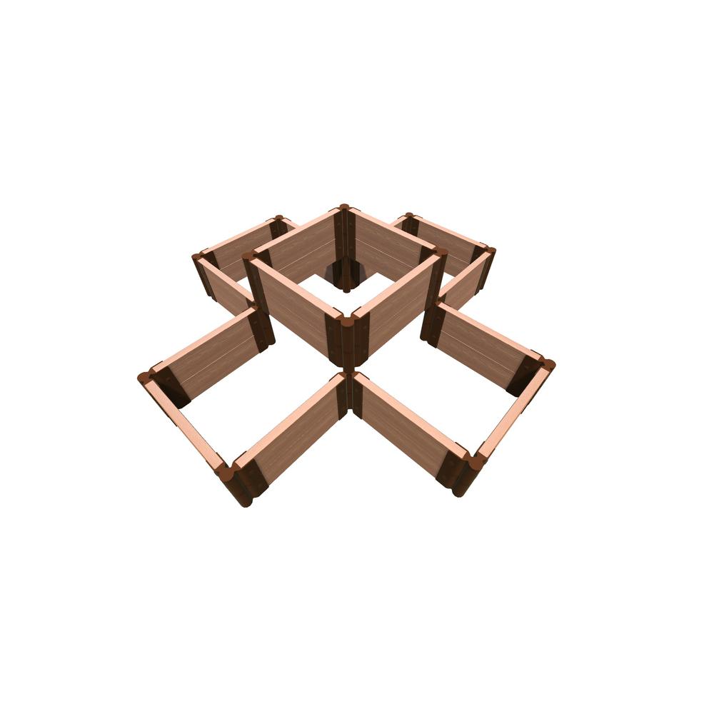 Frame It All TOOL-FREE CLASSIC SIENNA 'NOTRE DAME' 6' x 6' x 11" RAISED ...