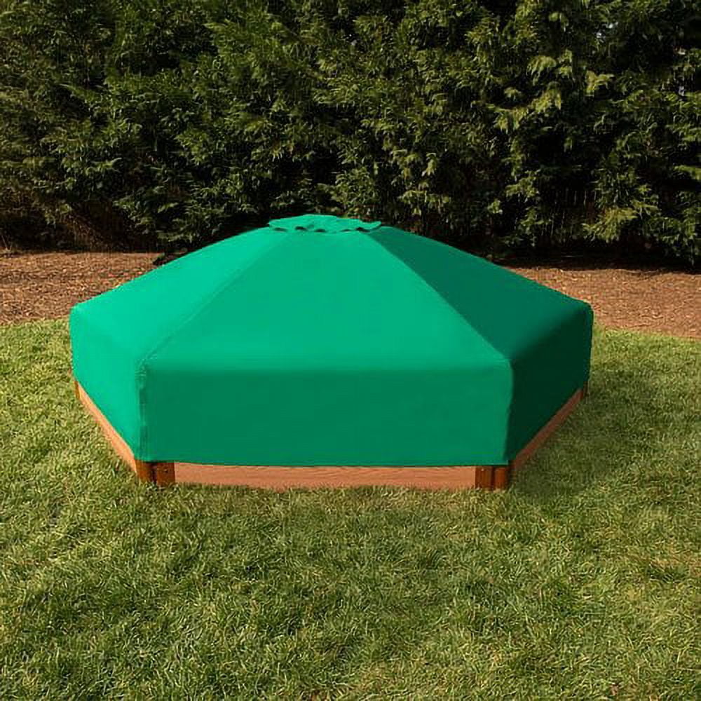 Frame It All Tool-Free Classic Sienna 7ft. x 8ft. x 11 in. Composite ...