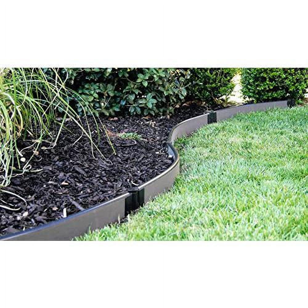 Frame It All Weathered Wood Curved Landscape Edging Kit 64' - 1 ...