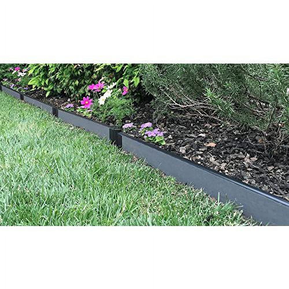 Frame It All Weathered Wood Straight Landscape Edging Kit 32' - 1 ...