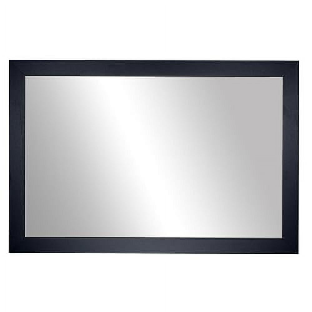 Frame My Mirror Black Framed Mirror, 32" x 54" Mirror for Bathroom ...