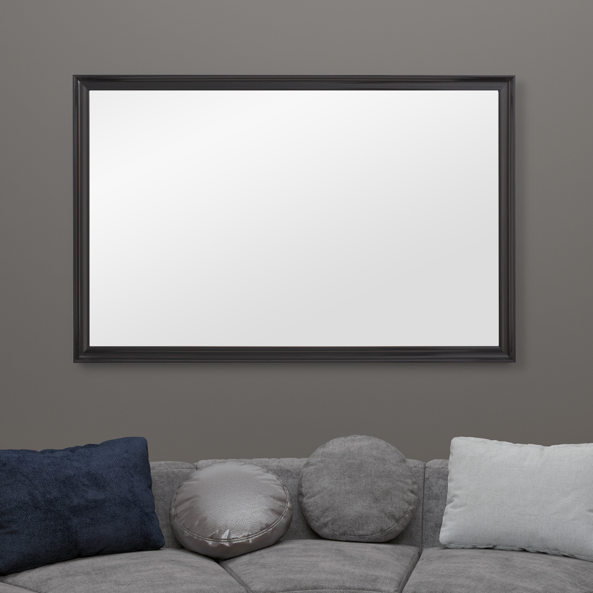 Black Wall Mirror for Bedroom, Bathroom, Entryway - Frame My Mirror ...