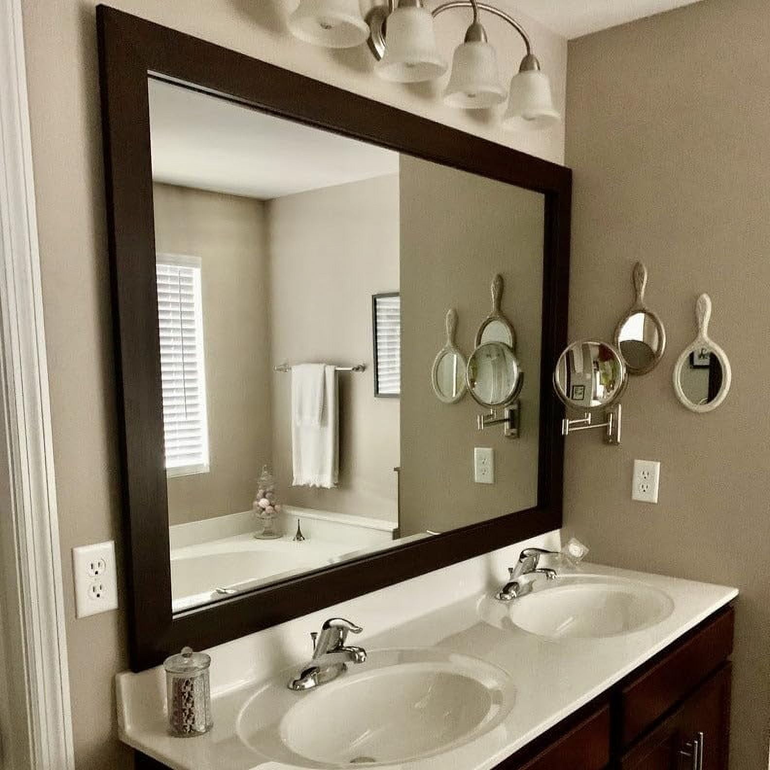 Frame My Mirror Add A Frame - Cherry Chocolate 30" x 54" Mirror Frame ...