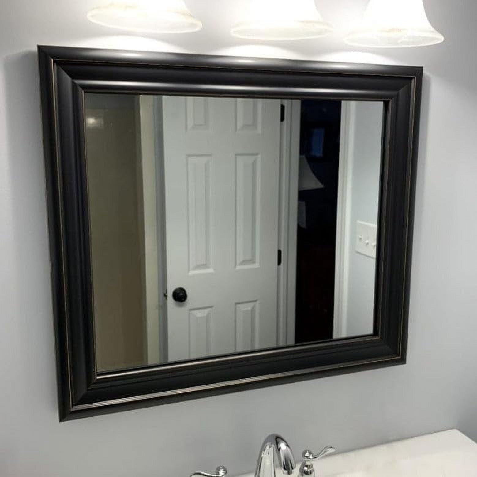 Frame My Mirror Add A Frame - Oil Rubbed Bronze 30" x 54" Mirror Frame ...
