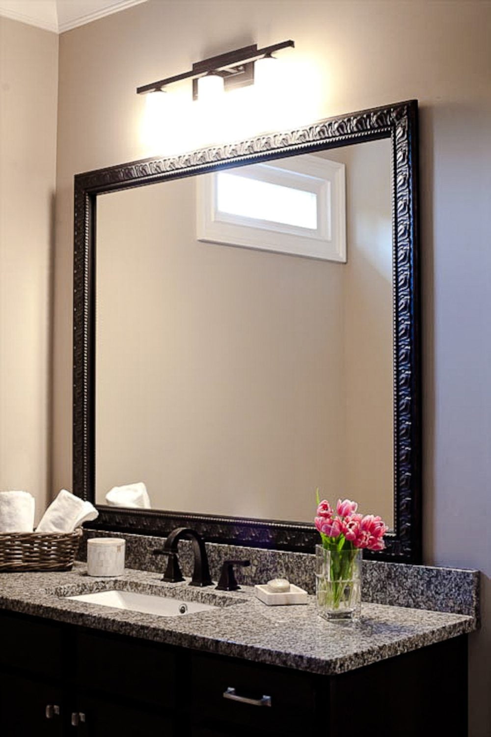 Frame My Mirror Framed Wall Mirror - Venetian Bronze 20" x 36" Mirror ...