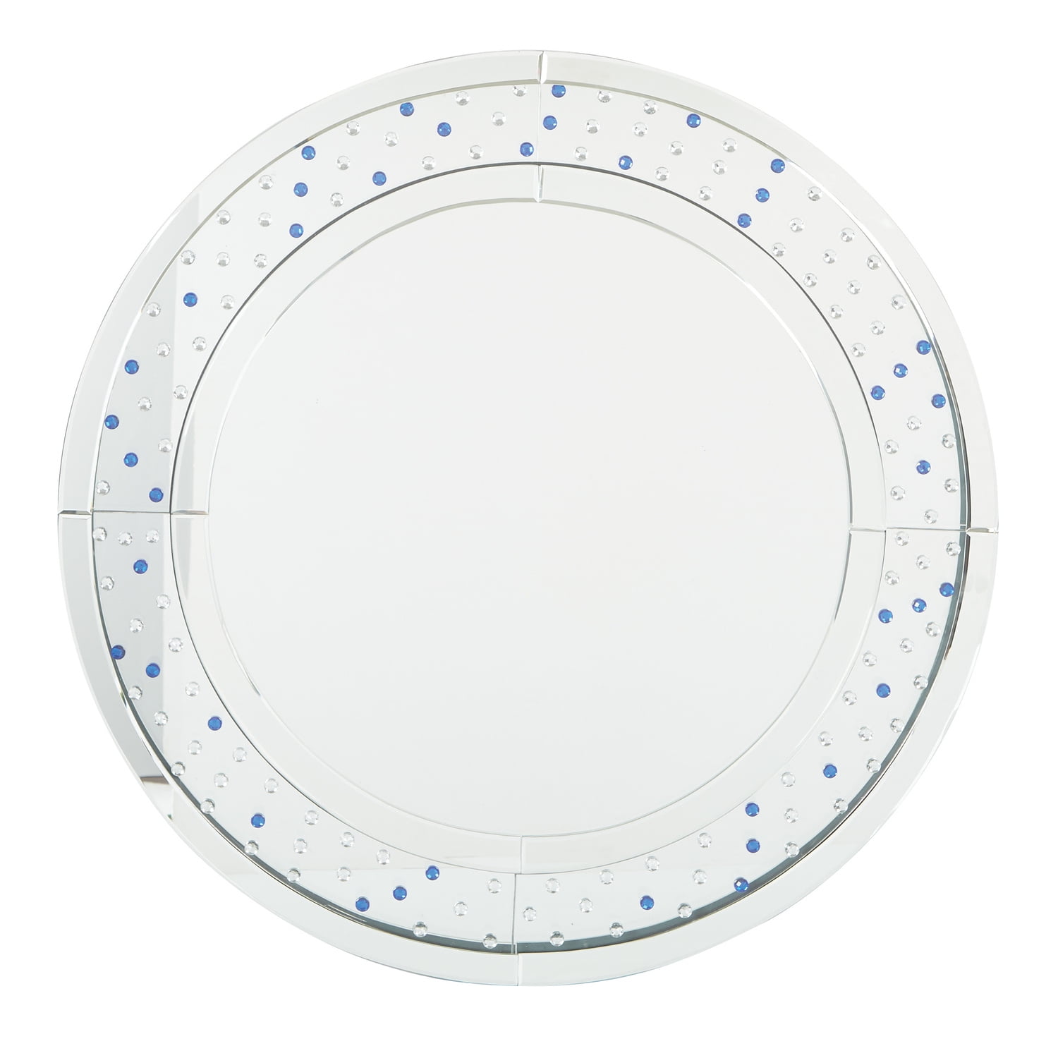 Frame Round Mirror-Color:Silver,Size:36W x 36D x 1.75H - Walmart.com