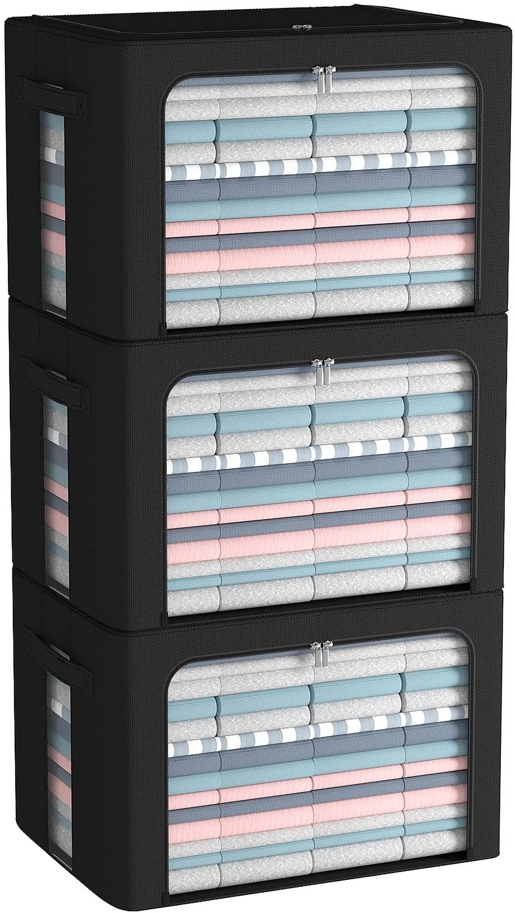 Frame Storage Box - Clothes Storage Bin Bags Oxford Fabric Foldable ...