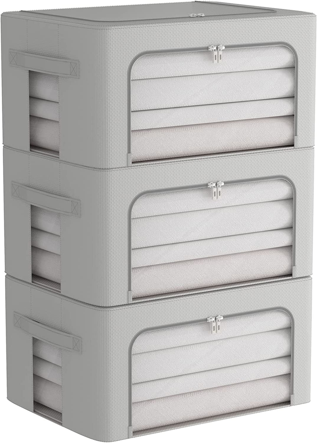 Frame Storage Box - Clothes Storage Bin Bags Oxford Fabric Foldable ...