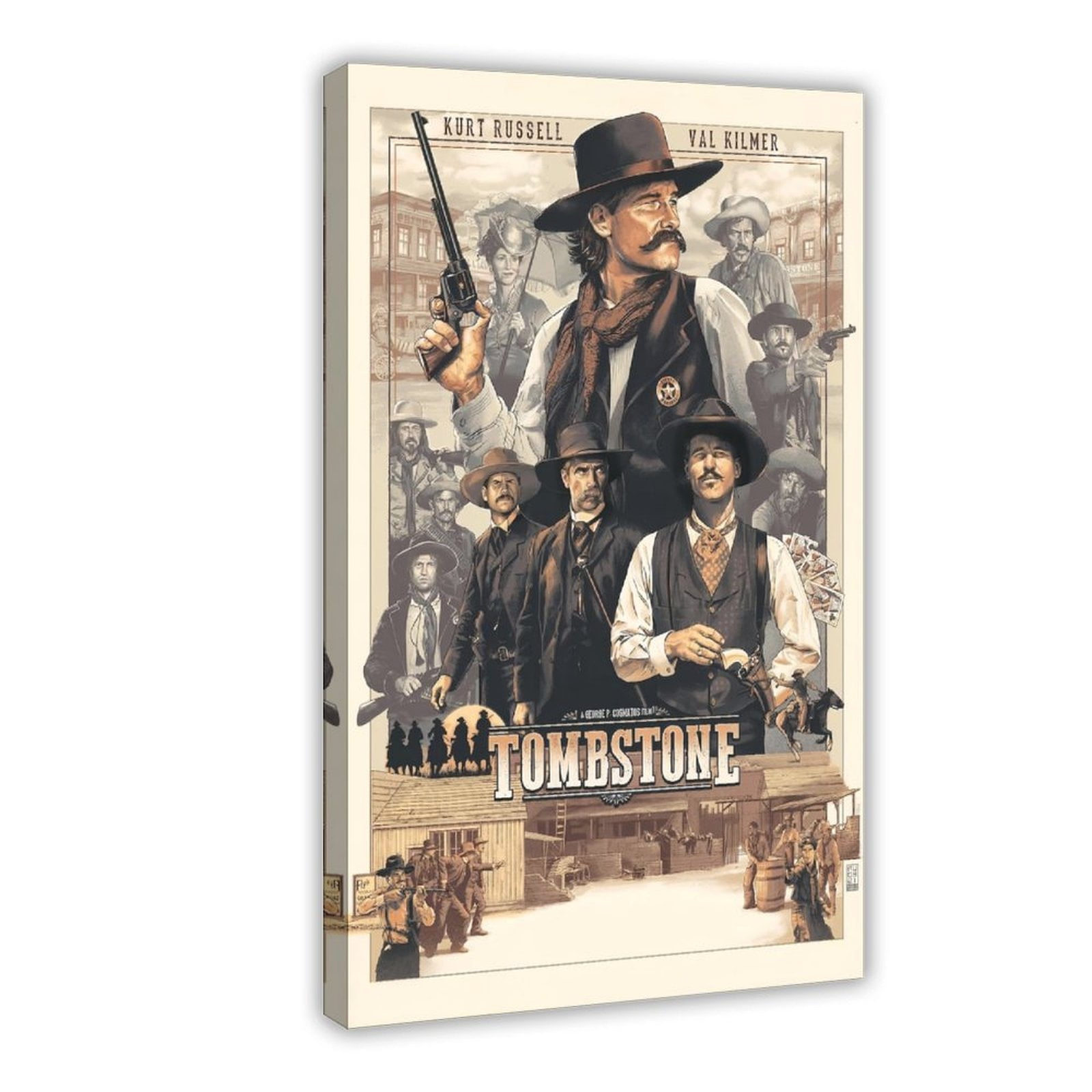 Frame Tombstone Poster, Wall Art & Fine Art Print, Home Decor, Western ...
