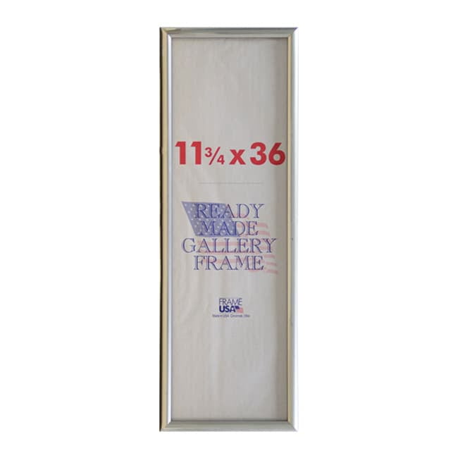 Frame USA Deluxe Posterframe 11.75-inch x 36-inch Picture Frame Silver ...