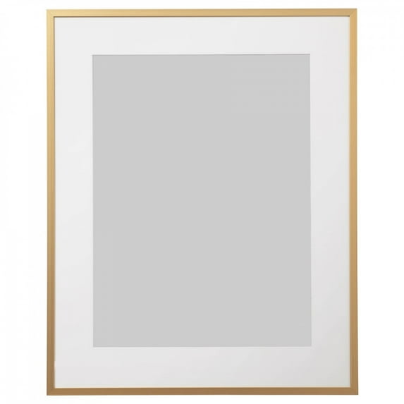 Frame, gold, 16x20 Picture Frame with Mat, Desk Wall Photo Frame for ...