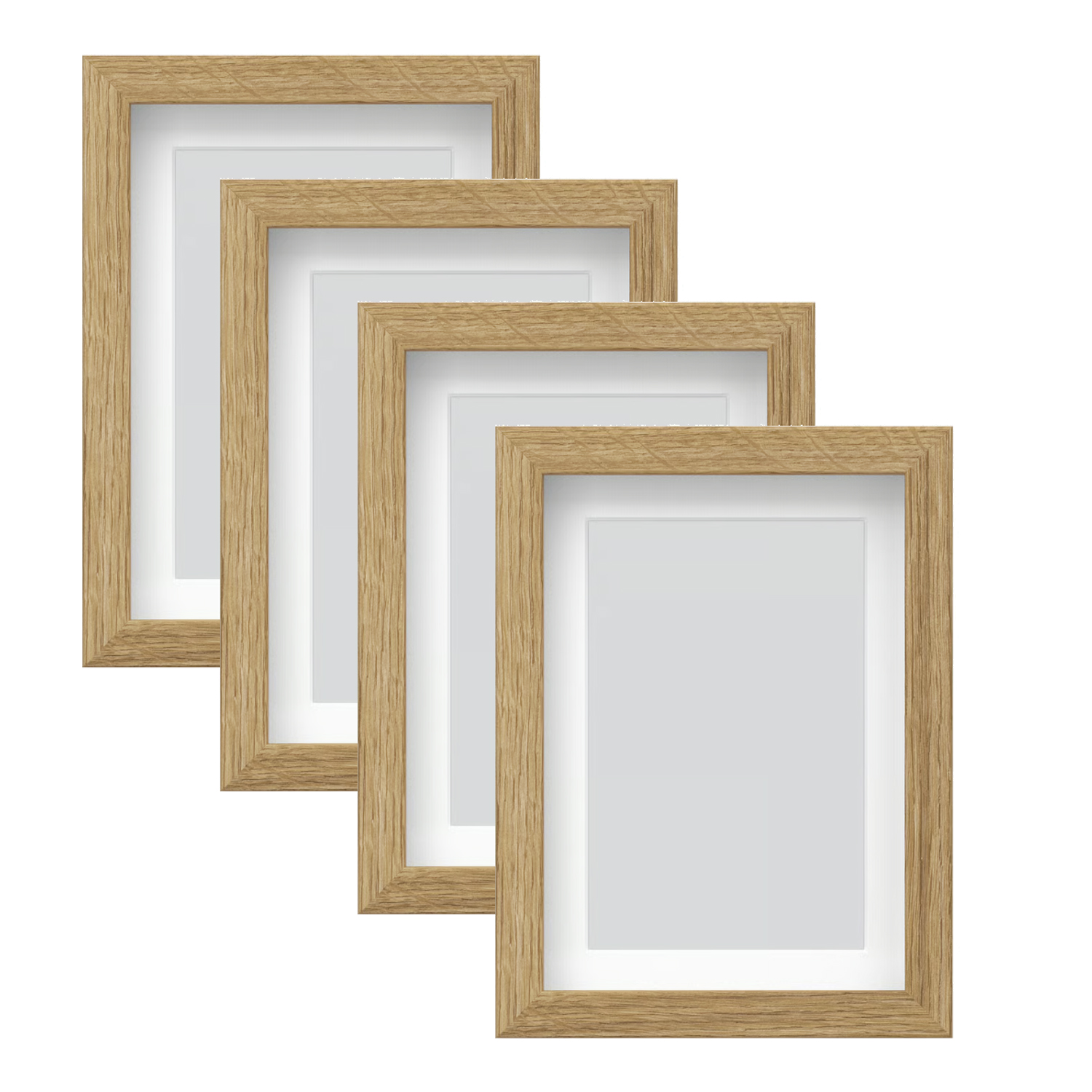 Frame, oak effect, 5x7 inch Picture Frames for Wall or Tabletop ...