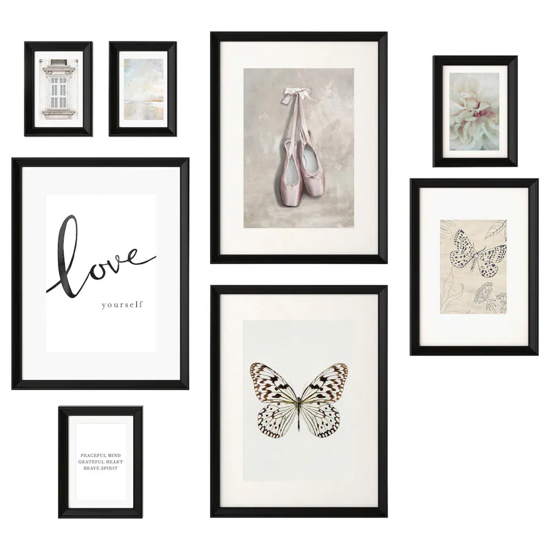 Frame with poster, set of 8, Picture Frames Collage Wall Decor, Gallery ...