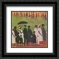 FrameToWall - Funeral Procession 2x Matted 22x23 Black Ornate Framed ...