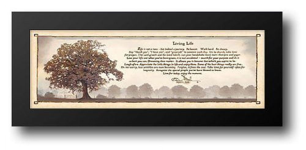 FrameToWall - Living Life 22x10 Framed Art Print by Mohr, Bonnie ...