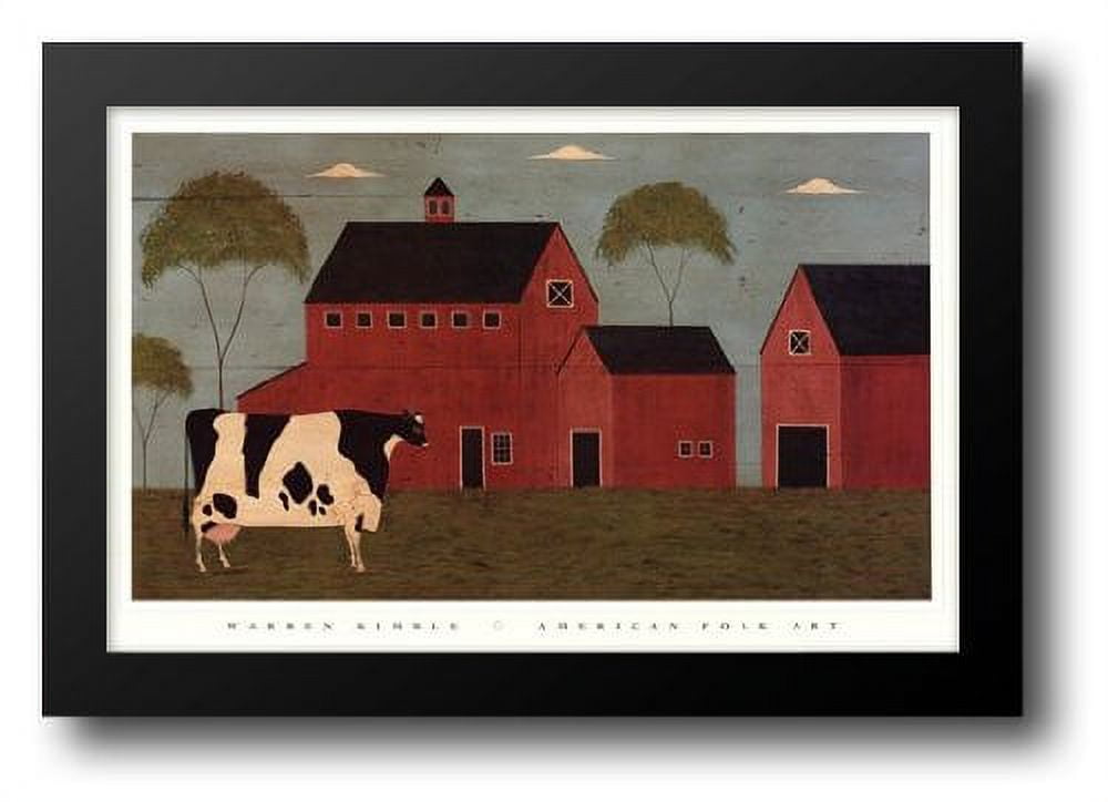 FrameToWall - Nellie's Barn 32x22 Framed Art Print by Kimble, Warren ...