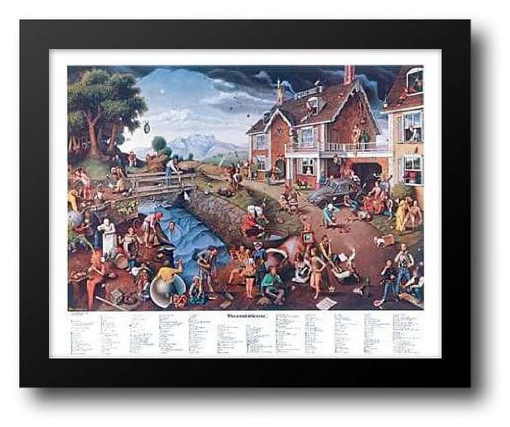 FrameToWall - Proverbidioms 32x26 Framed Art Print by Breitenbach ...