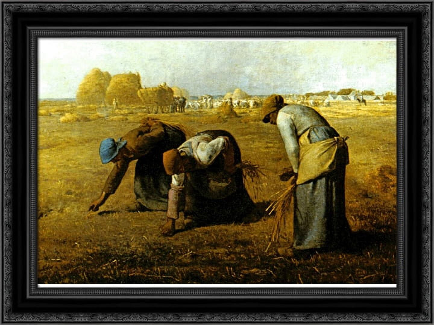 frametowall-the-gleaners-24x20-black-ornate-wood-framed-canvas-art-by