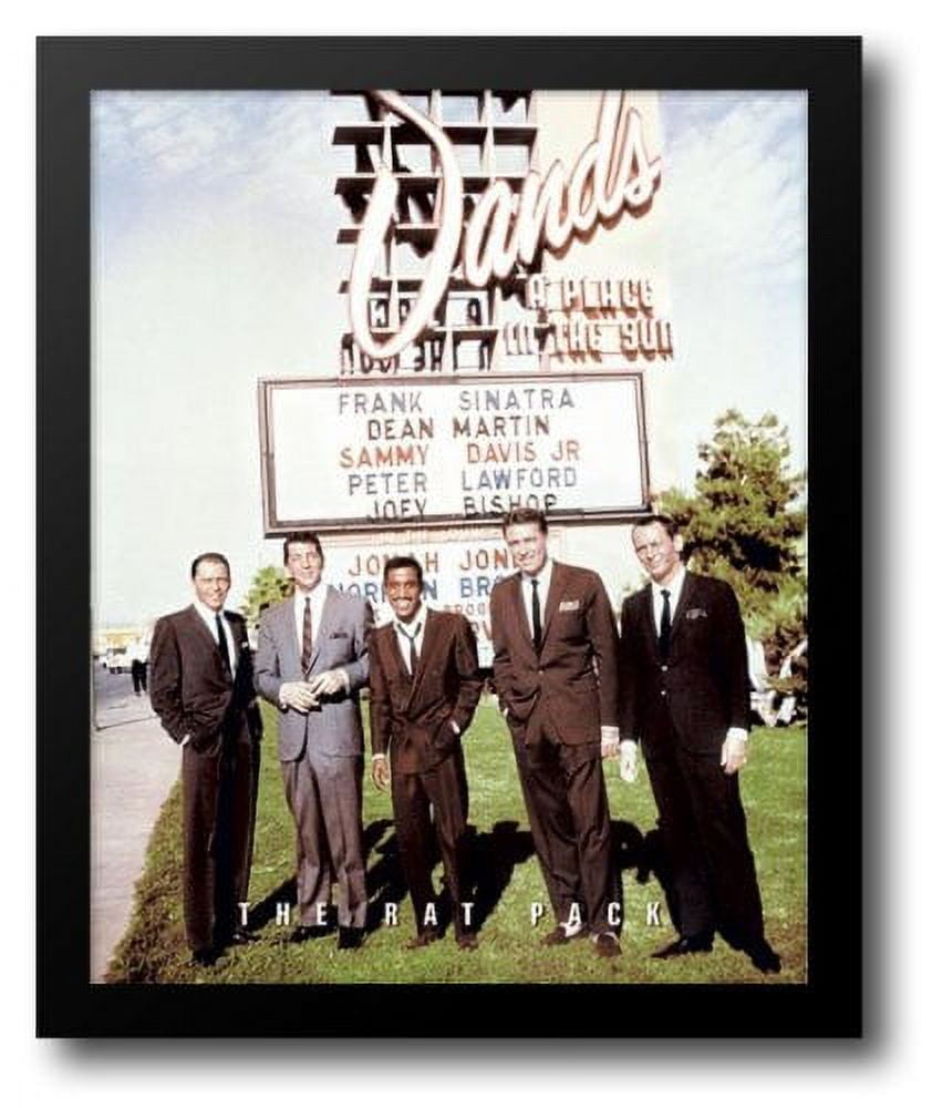 FrameToWall - The Rat Pack (Sands) 20x24 Framed Art Print - Walmart.com