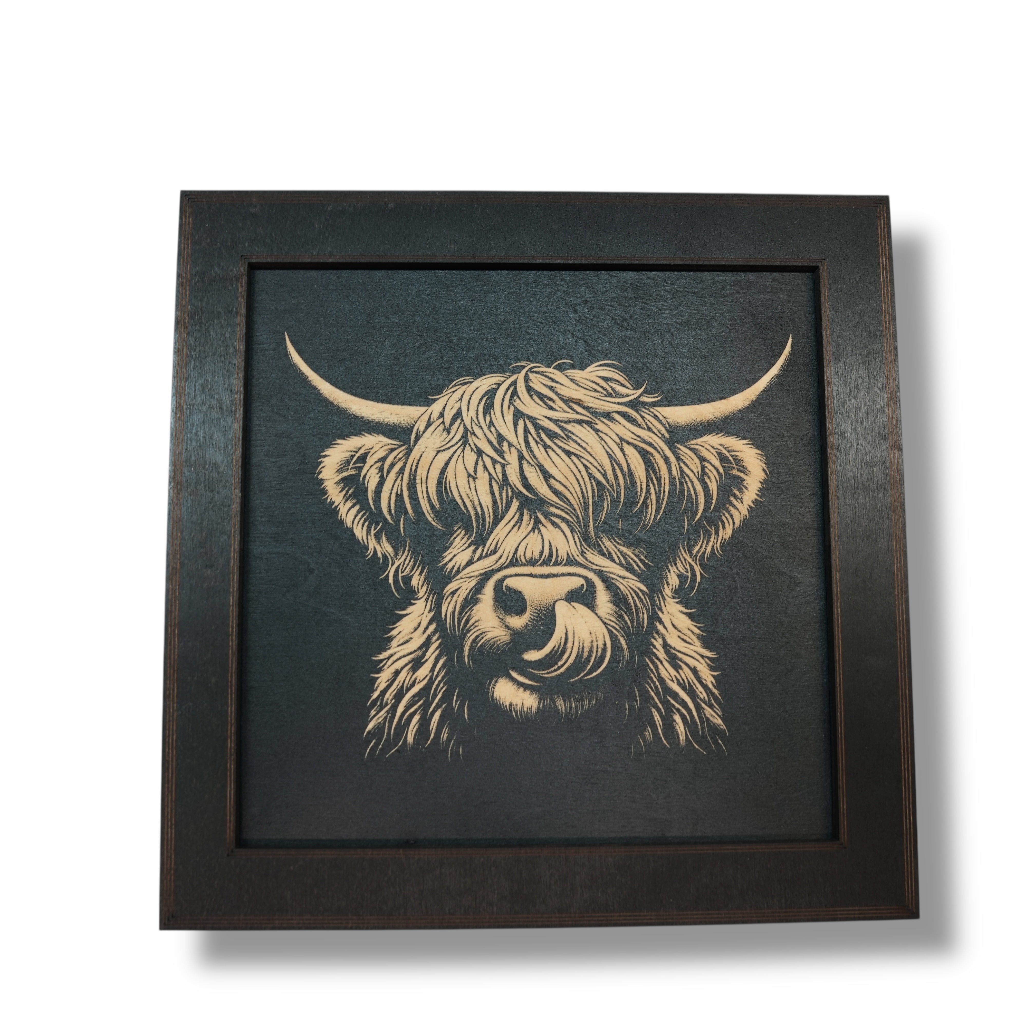 Framed Art - CUSTOM - Highland Cow - Walmart.com