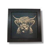 Framed Art - CUSTOM - Highland Cow - Walmart.com